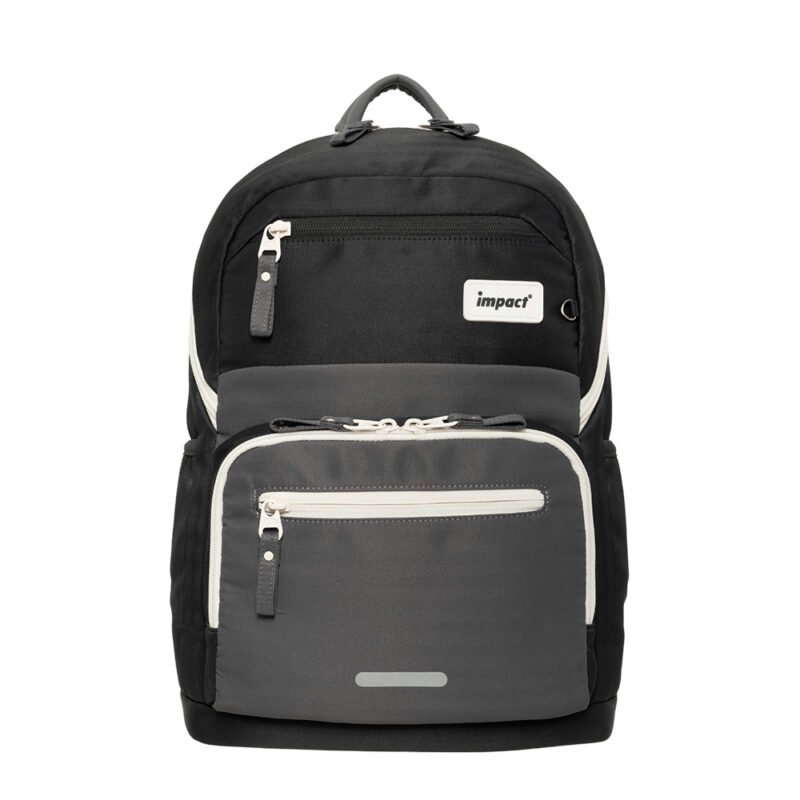 低調沉穩極耐看耐髒護脊書包 | Impact怡寶莫蘭迪色系列小學生書包推薦-曜石黑